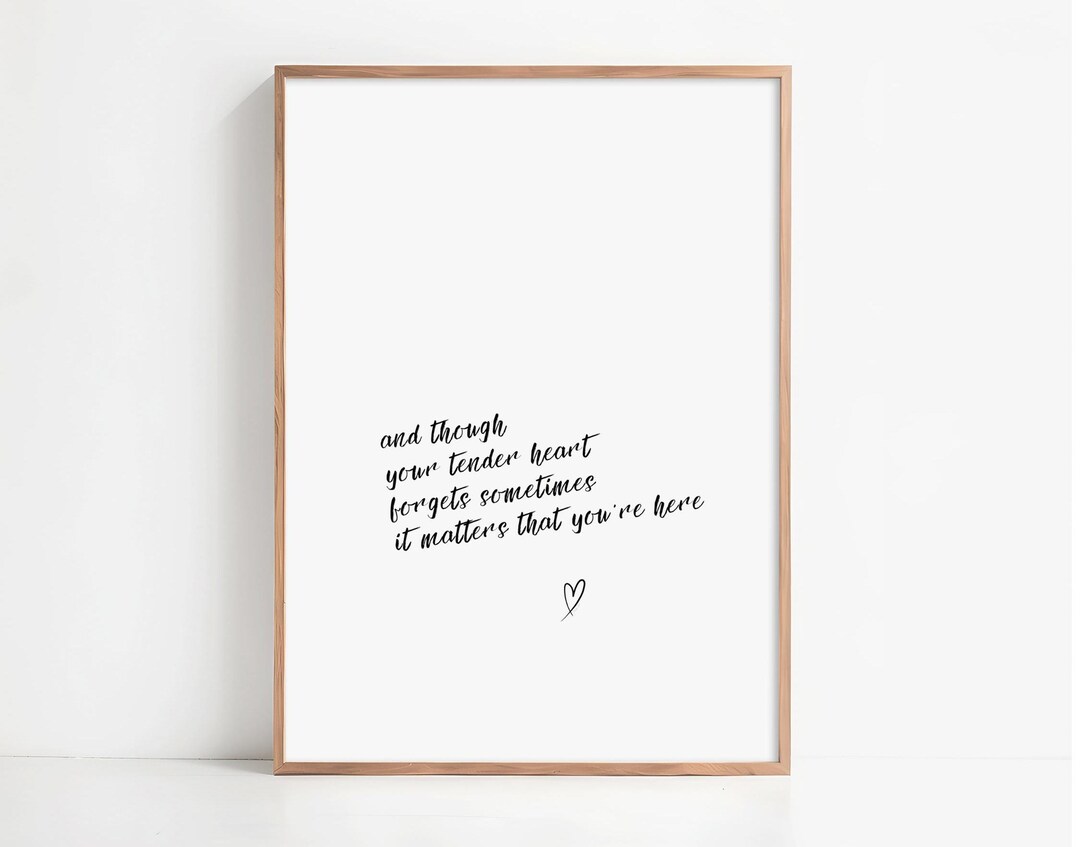 You Matter - Inspirational Poetry Quote Digital Prints, You Matter Wall ...