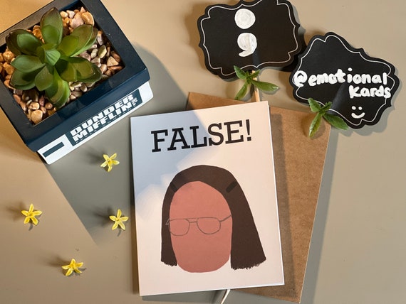 Dwight Schrute W/ Meredith Wig the Office Emotional Greeting | Etsy