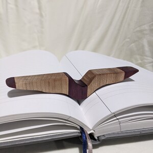 Wooden Book Page Holder 6 Thumb Grip Page Holder Reading Accessory - Etsy