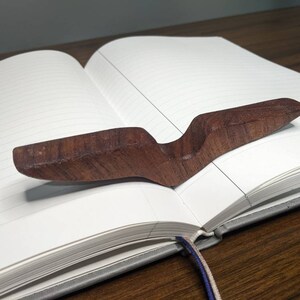 Wooden Book Page Holder 6 Thumb Grip Page Holder Reading Accessory - Etsy