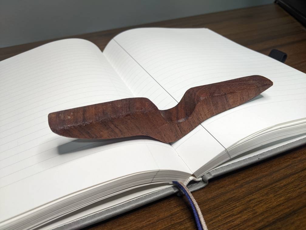 Wooden Book Page Holder 6 Thumb Grip Page Holder Reading Accessory - Etsy