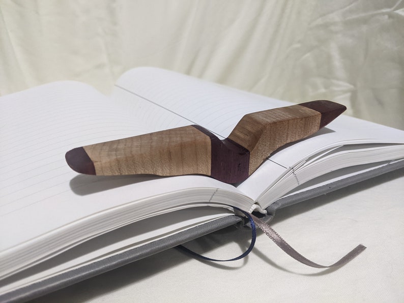 Wooden Book Page Holder 6 Thumb Grip Page Holder Reading Accessory - Etsy