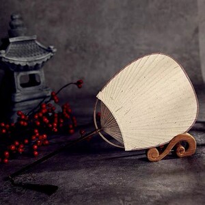 Handmade Japanese Paper Fan Japanese Vintage Uchiwa - Etsy