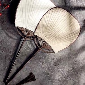 Handmade Japanese Paper Fan Japanese Vintage Uchiwa - Etsy