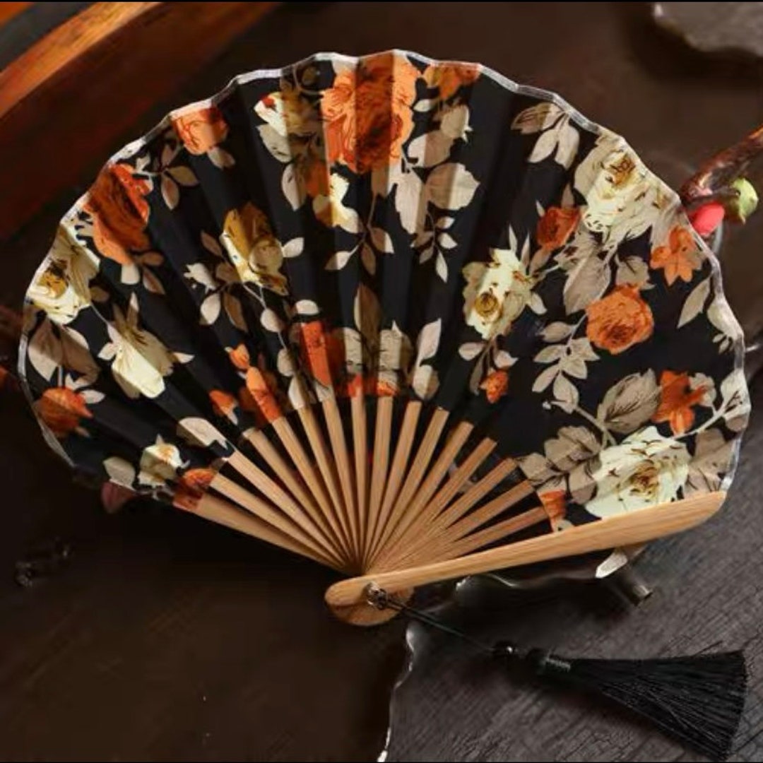 Japanese Hand Folding Fan Japanese Shell Fan Handmade Hand - Etsy