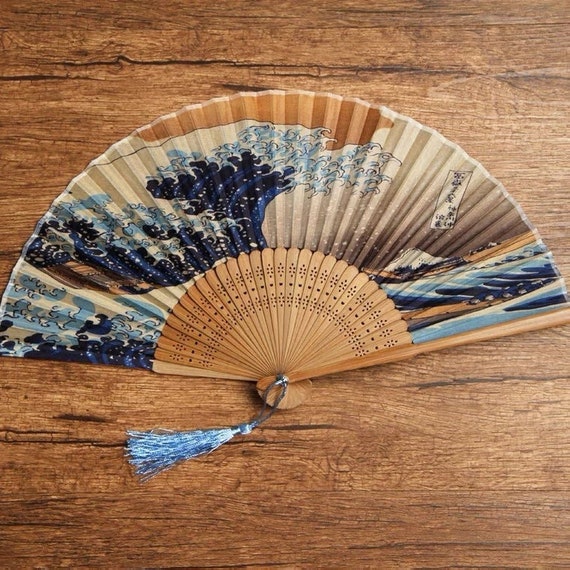 Japanese Hand Folding Fan Vintage Hand Fan Japanese Hand - Etsy