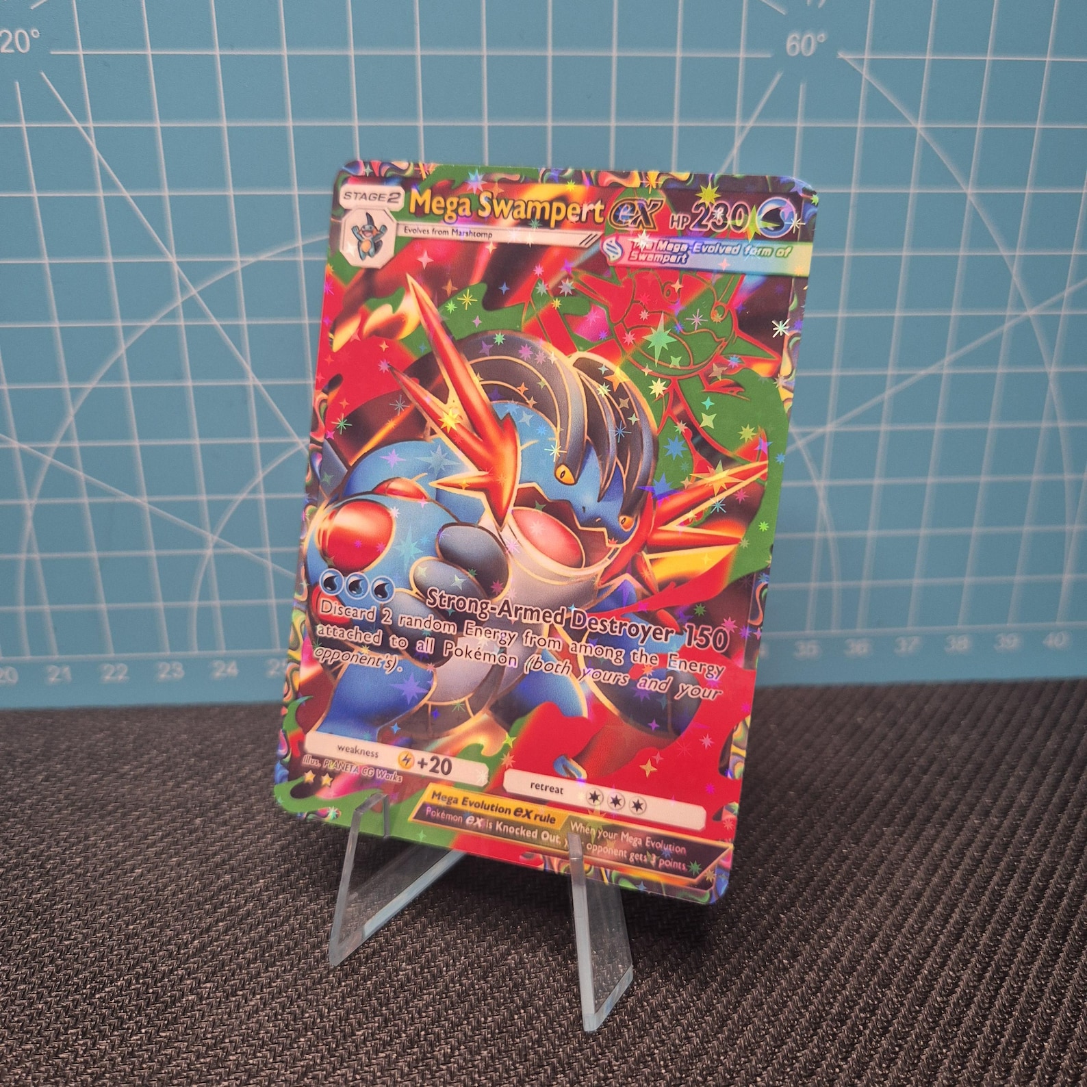 Mega Swampert EX B2 / Fantastical Parade / Pokemon Tcg Quality Custom ...