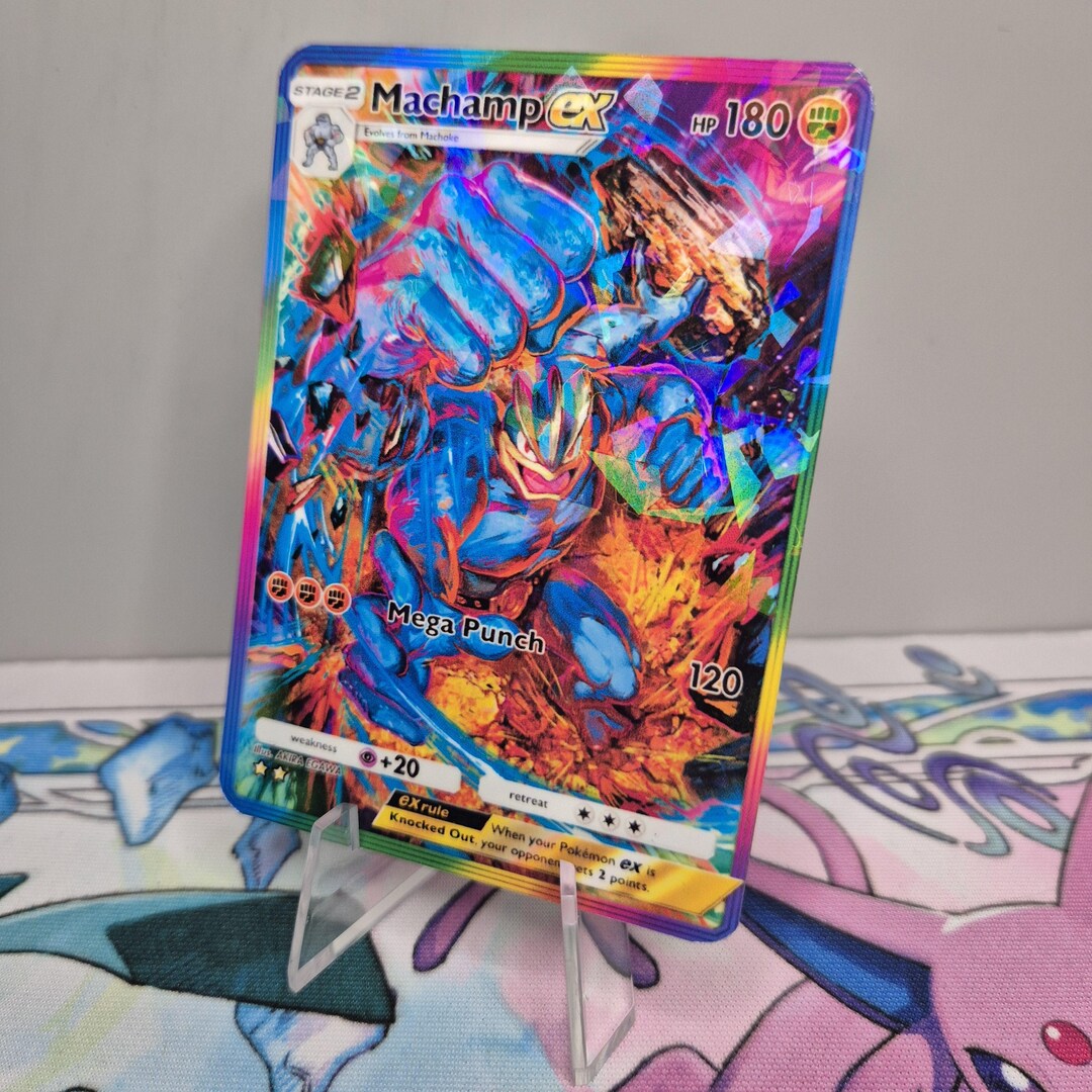 Machamp EX A1 278 / Genetic Apex / Pokemon Tcg Quality Custom Card - Etsy