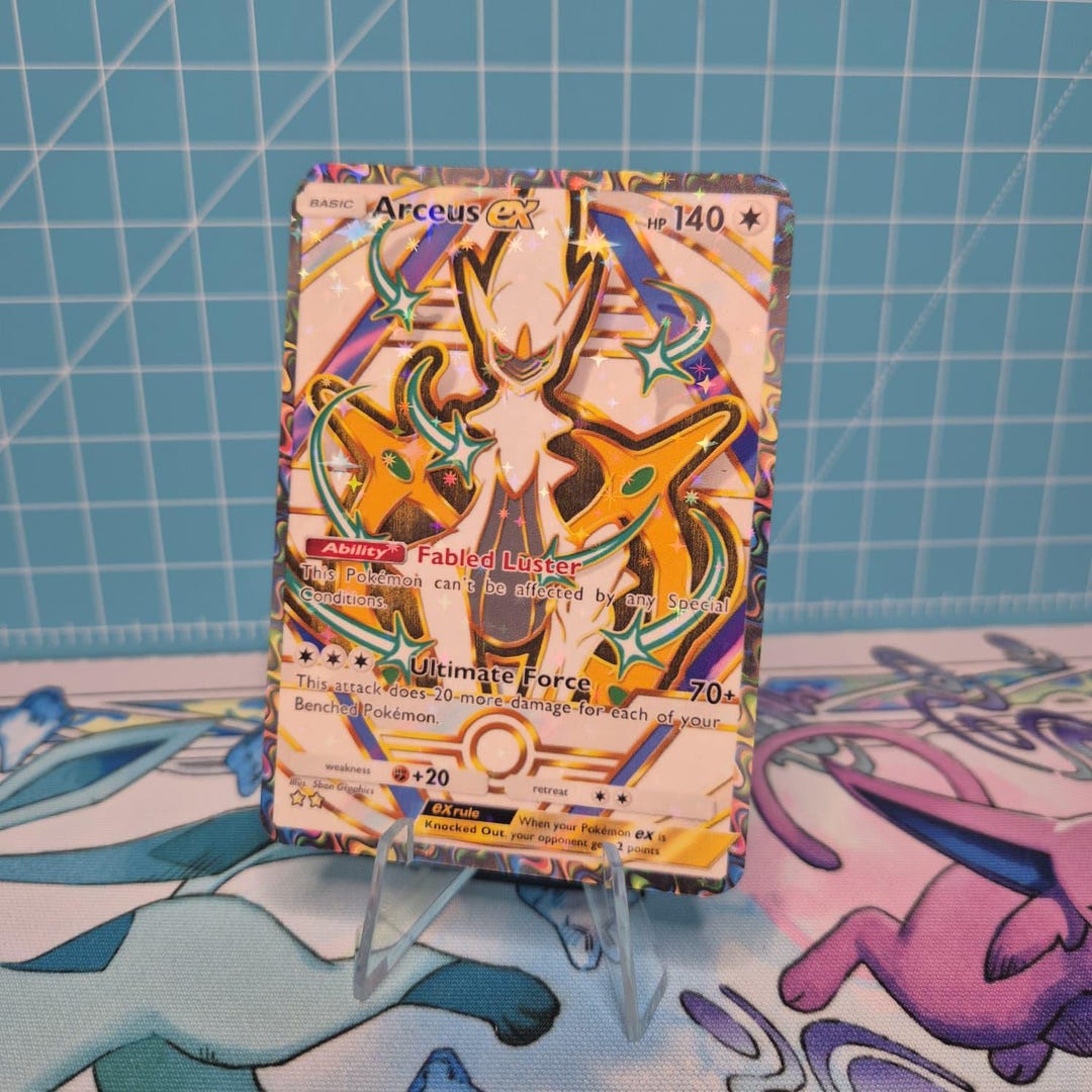 Arceus EX A4b / Deluxe Pack EX / Pokemon Tcg Quality Custom Card - Etsy