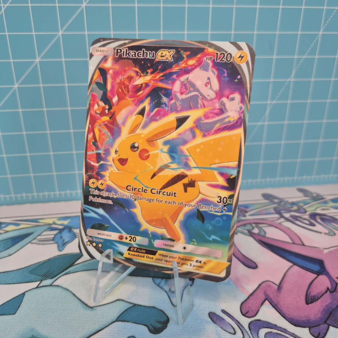 Pikachu EX A4b / Deluxe Pack EX / Pokemon Tcg Quality Custom Card - Etsy UK
