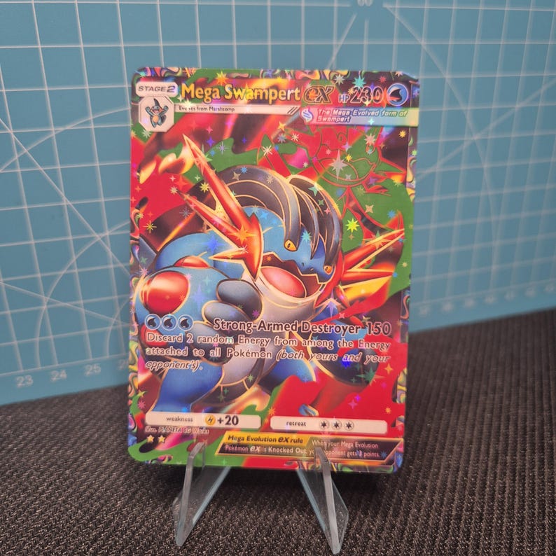 Mega Swampert EX B2 / Fantastical Parade / Pokemon Tcg Quality Custom ...