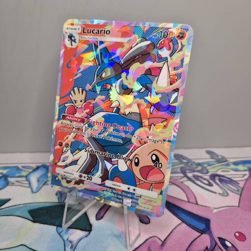 Lucario Cards - Etsy