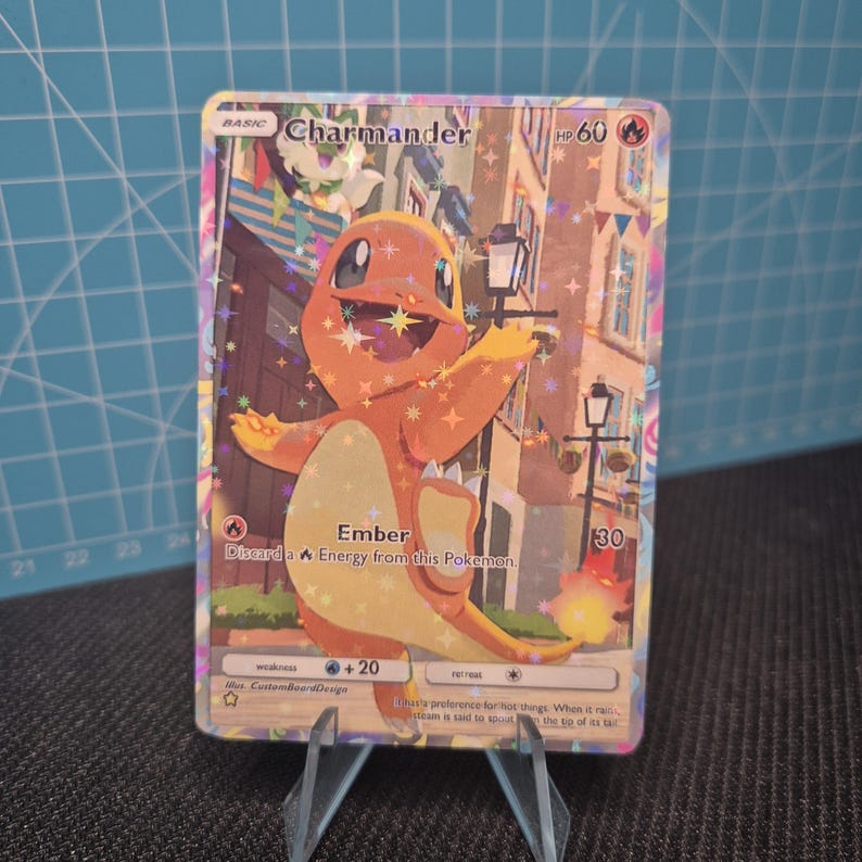 Charmander / Custom Card / Pokemon Tcg Quality Custom Card - Etsy Australia
