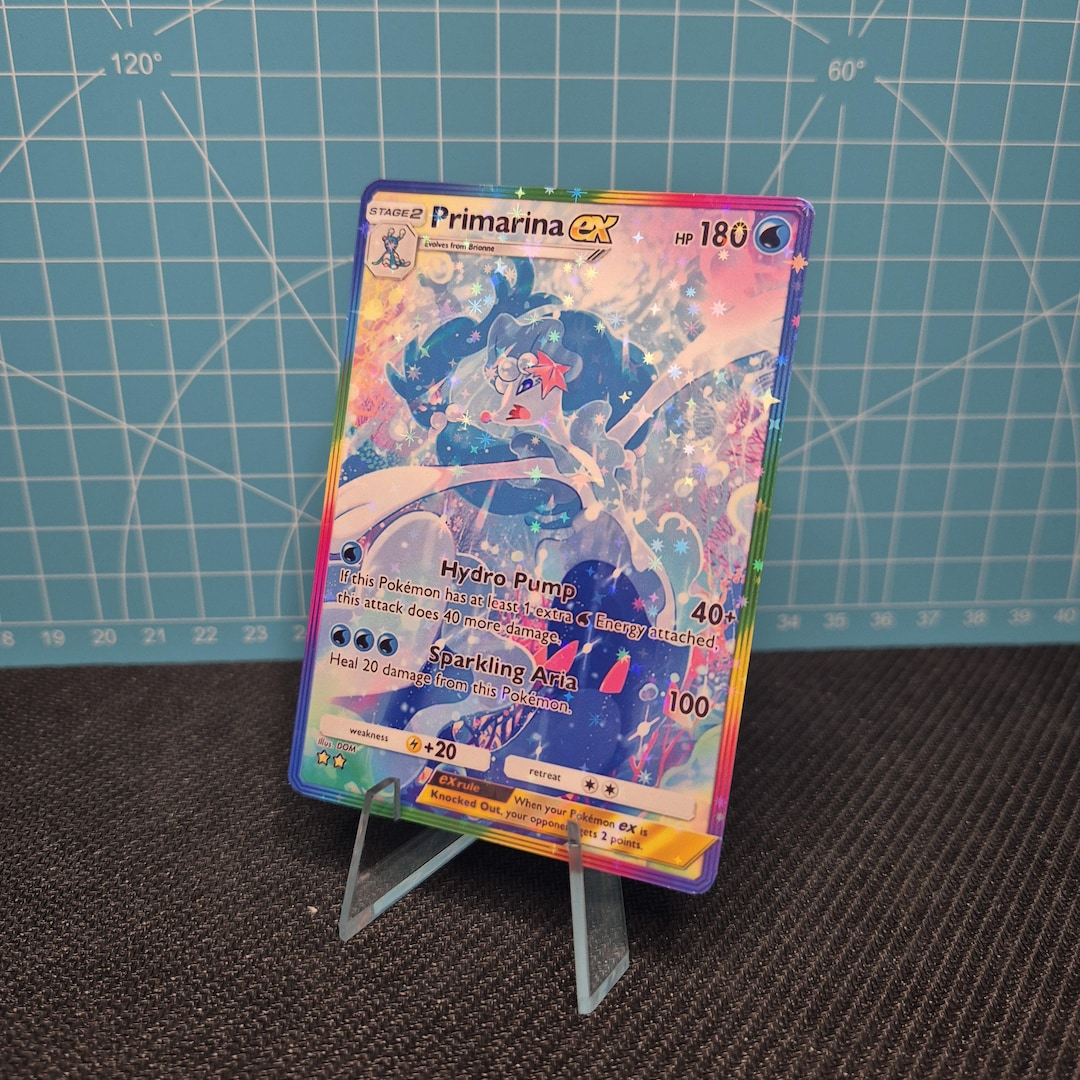 Primarina EX 87 / Eevee Grove / Pokemon Tcg Quality Custom Card - Etsy