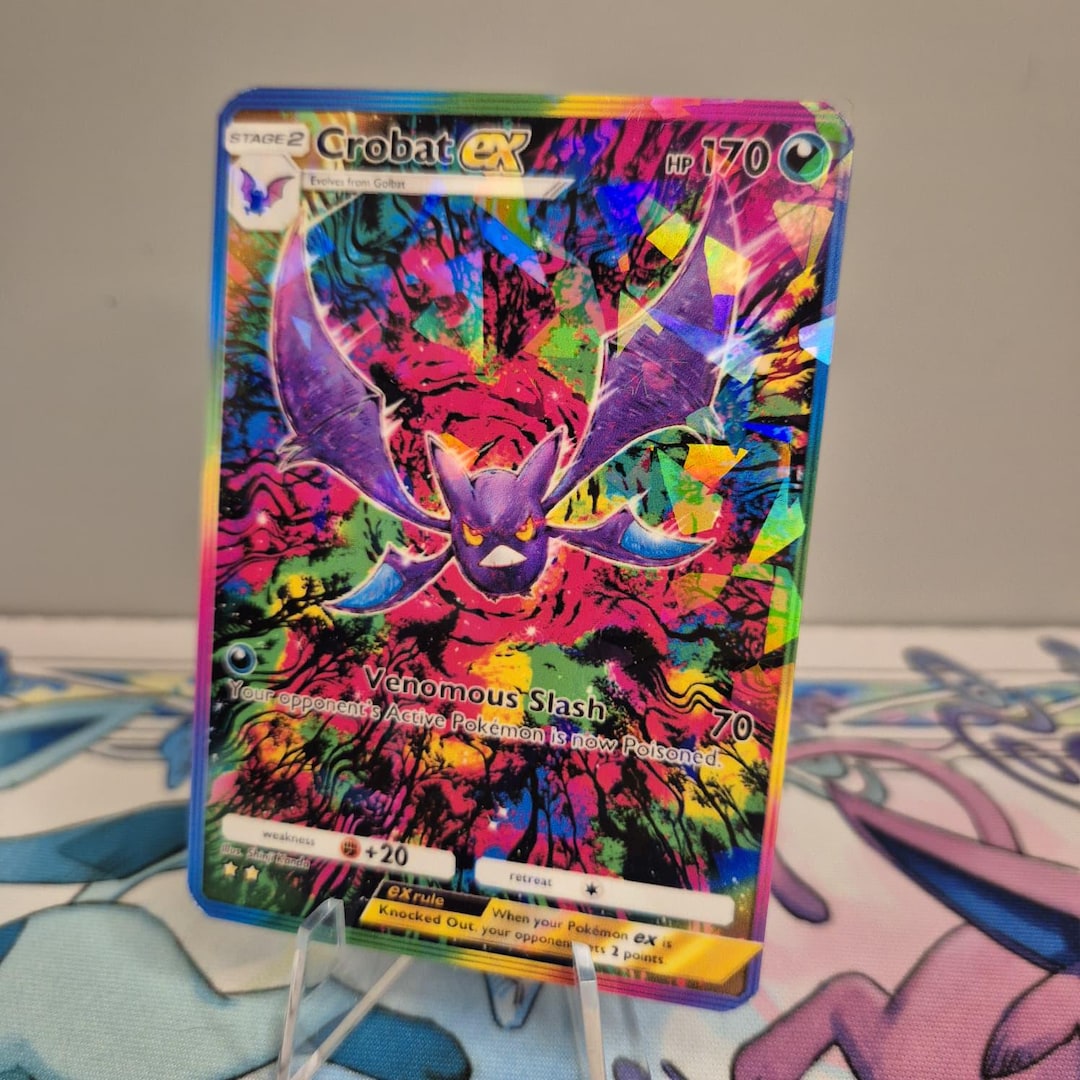 Crobat EX A4 207 / Wisdom of Sea and Sky / Pokemon TCG Pocket! - Etsy