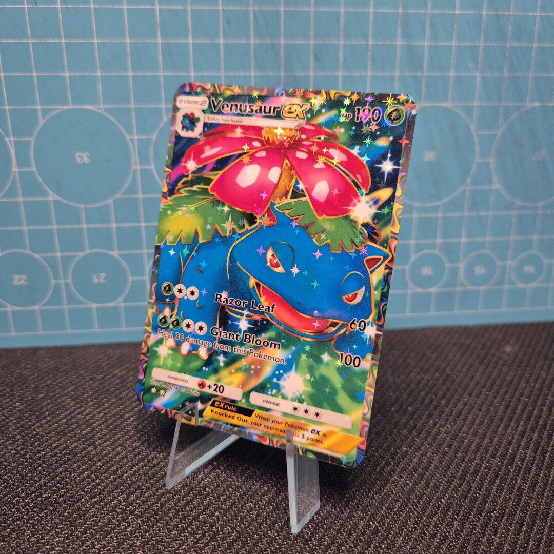 Venusaur EX A1 / Genetic Apex / Pokemon Tcg Quality Custom Card - Etsy