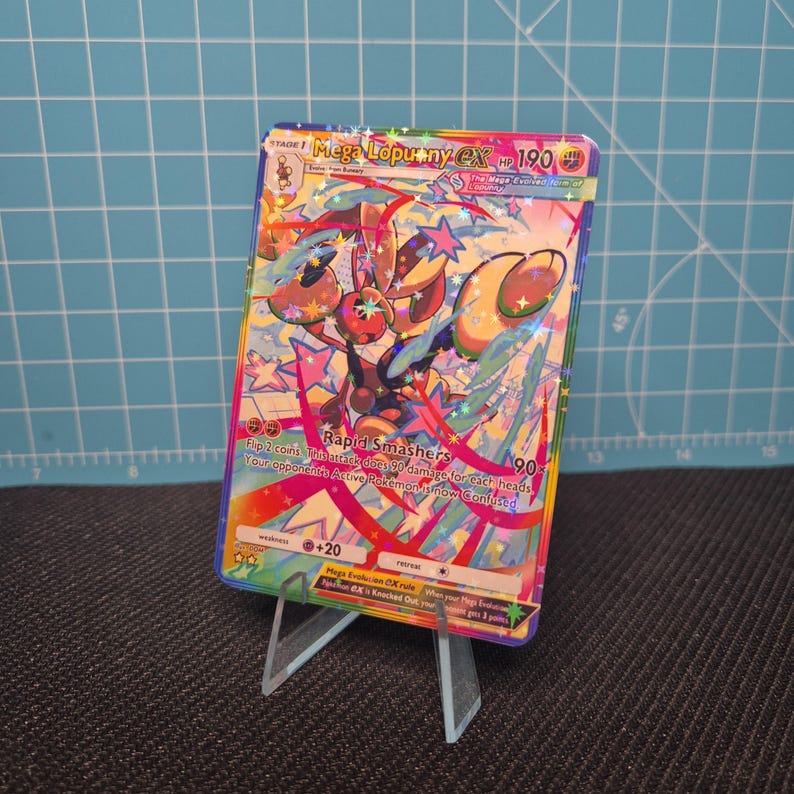 Mega Lopunny EX B1a / Crimson Blaze / Pokemon Tcg Quality Custom Card ...