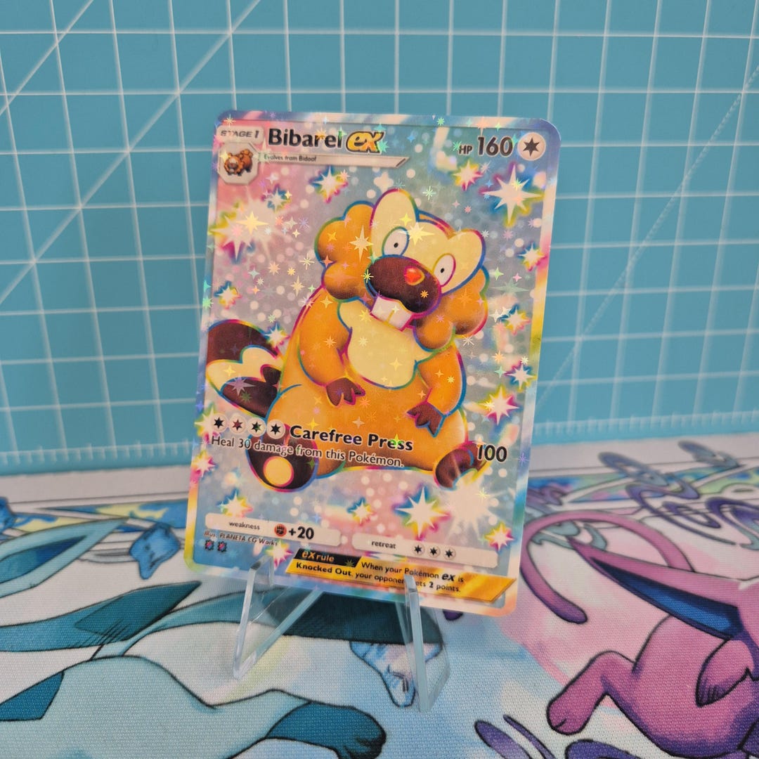 Bibarel EX B1 / Mega Rising / Pokemon Tcg Quality Custom Card - Etsy