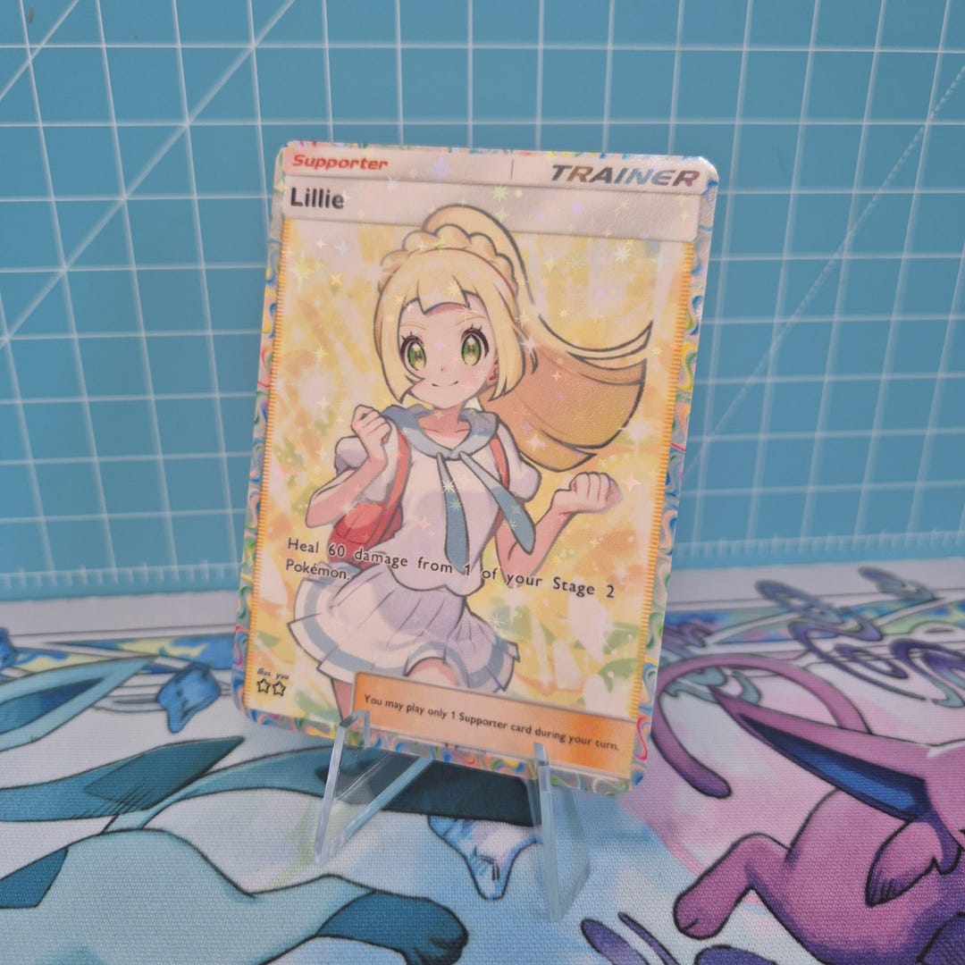 Lillie A4b / Deluxe Pack EX / Pokemon Tcg Quality Custom Card - Etsy