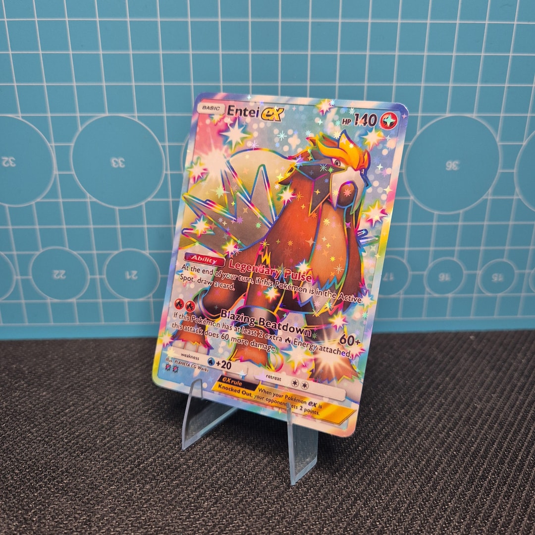 Entei EX B2a / Paldean Wonders / Pokemon Tcg Quality Custom Card - Etsy ...