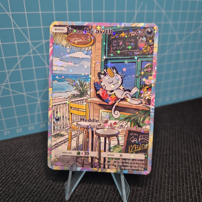 Alolan Meowth A3a / Extradimensional Crisis / Pokemon Tcg Quality ...