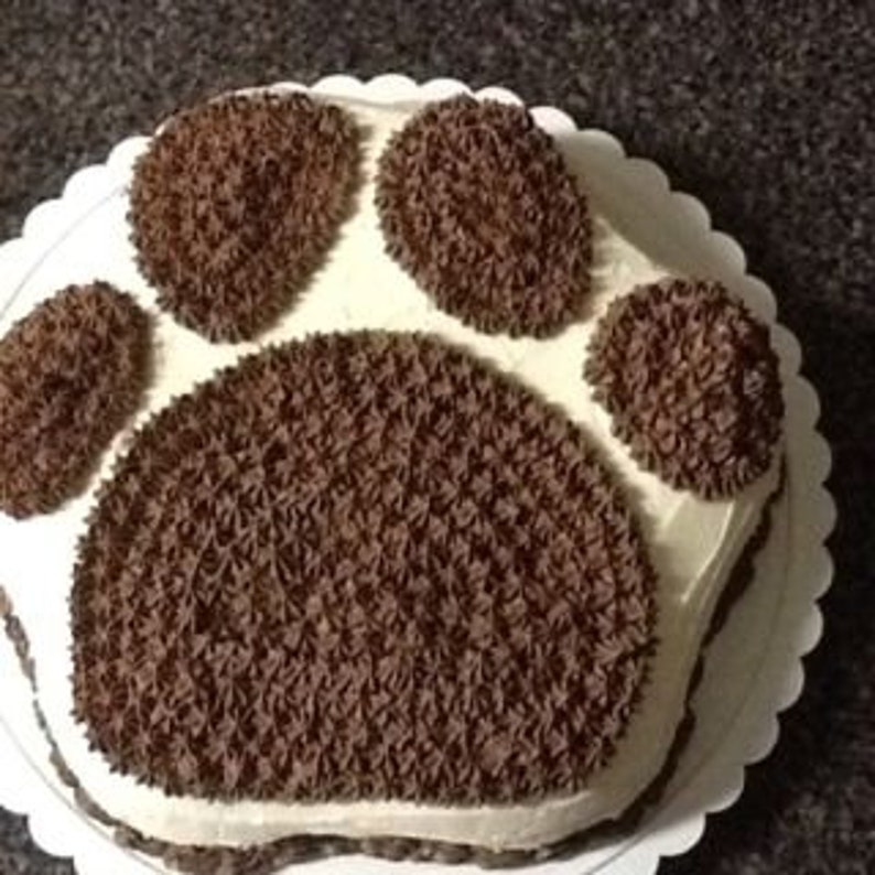 Doggie Paw Cake - Etsy