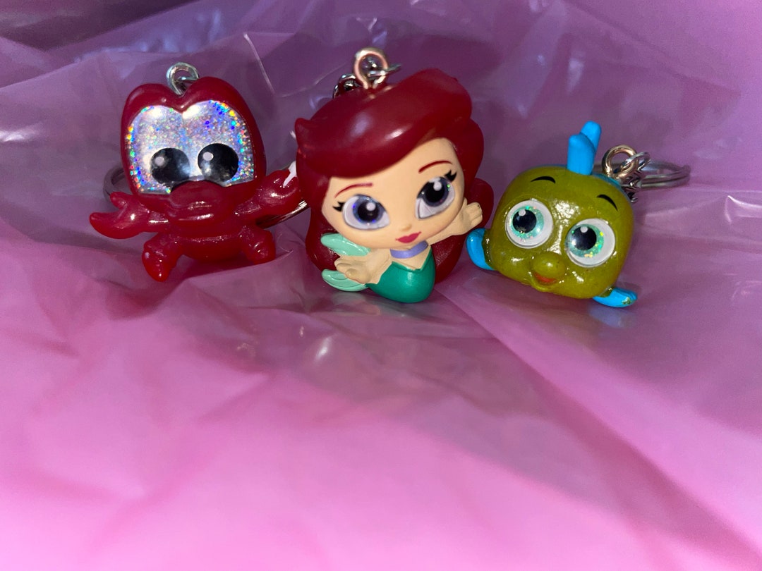 The Little Mermaid Keychain Bundle - Etsy