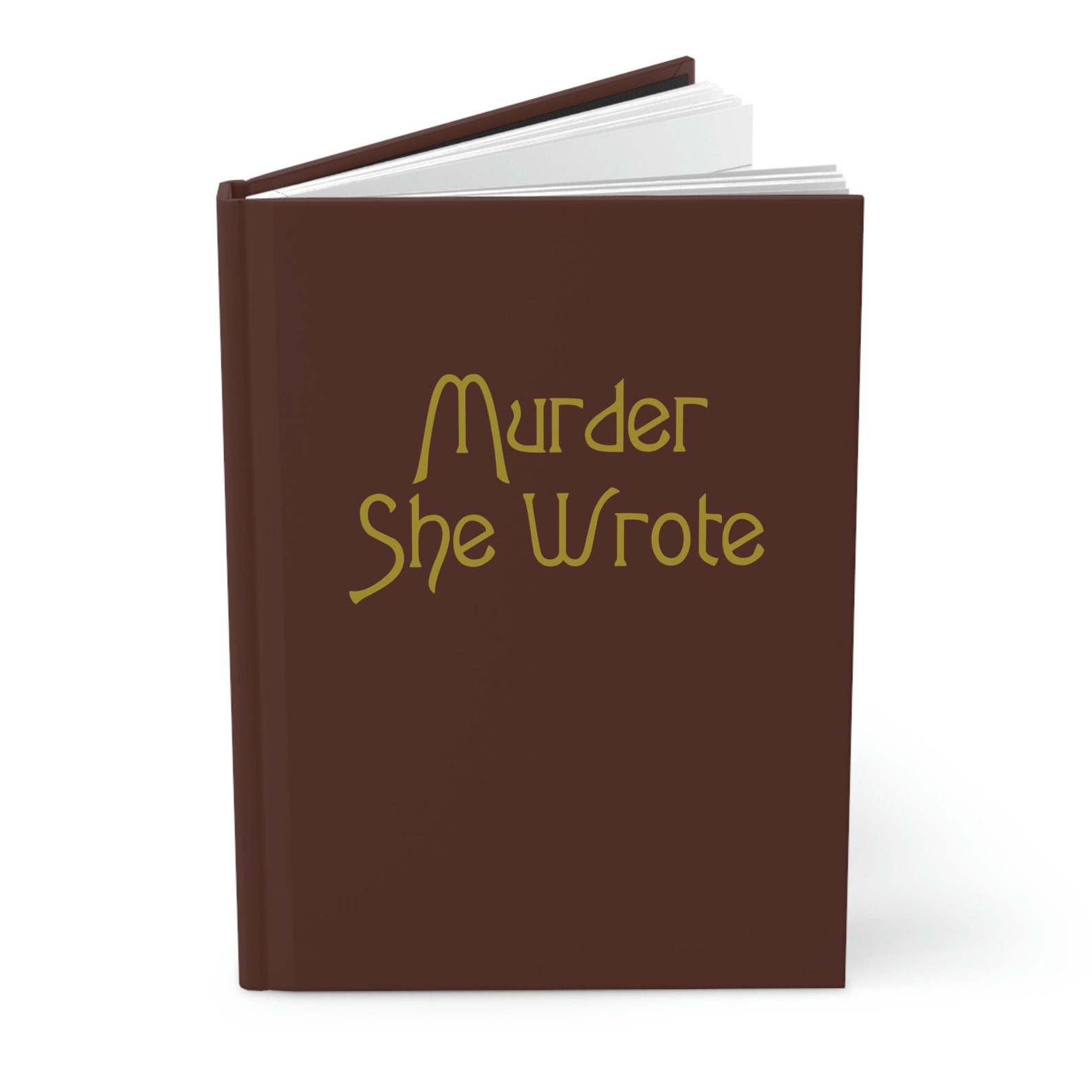 Murder She Wrote Journal Jessica Fletcher Gift, Lined Hardcover Murder ...
