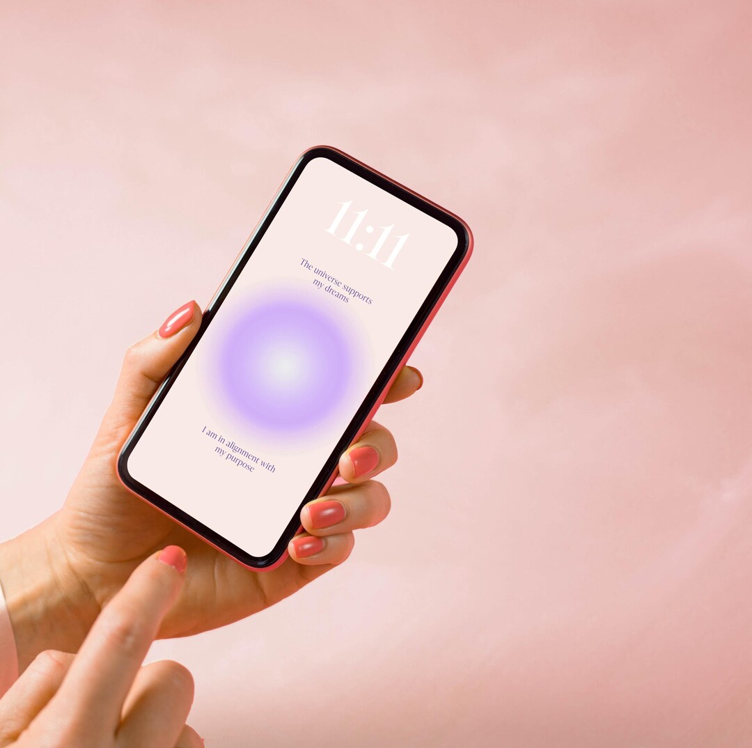 8 Affirmations Phone Wallpapers Phone Lockscreen Aura Affirmation ...