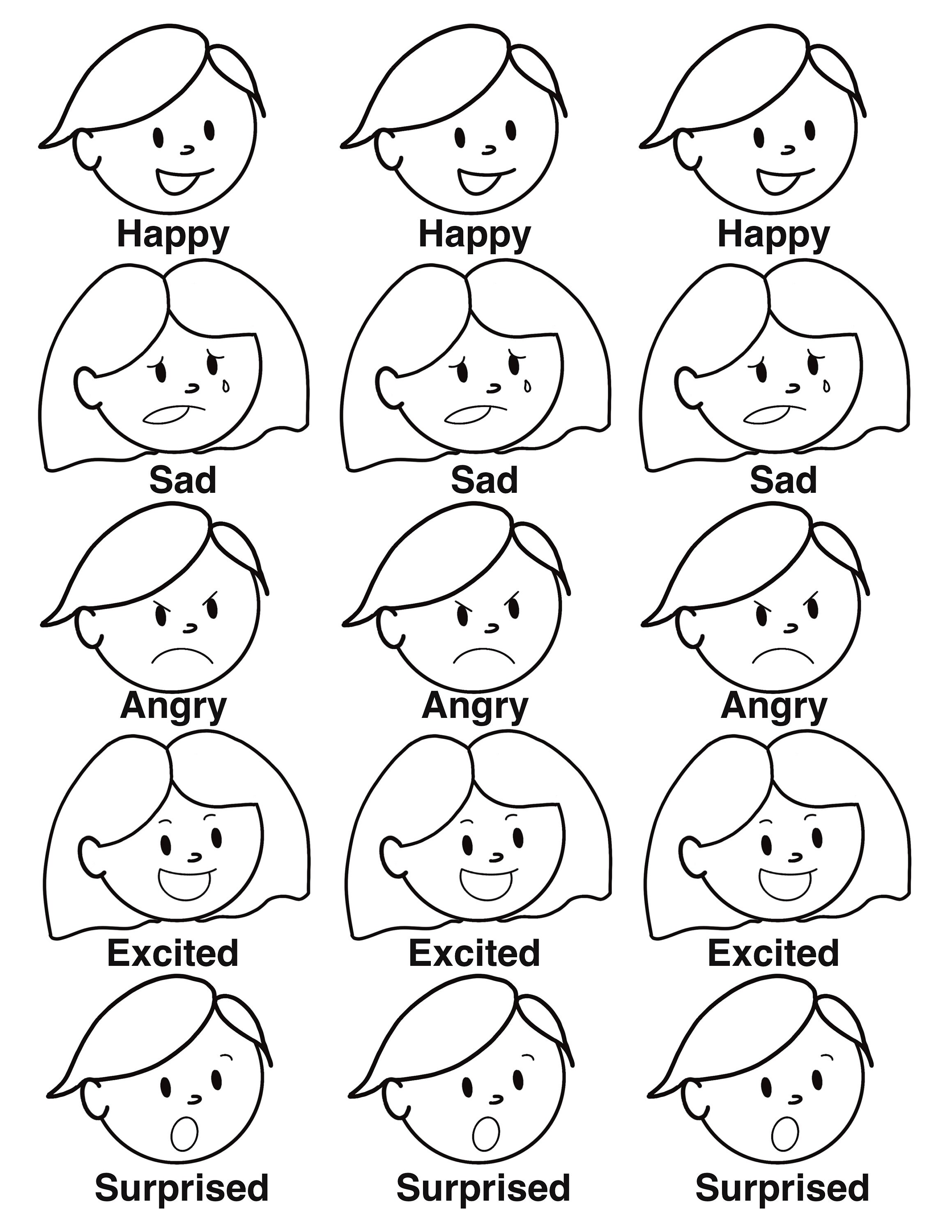 DIGITAL Jpeg DOWNLOAD *PRINTABLE* Emotion Scale for Pre-k2-4 and ...