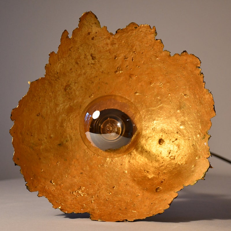 Paper Mache Lamp - Etsy