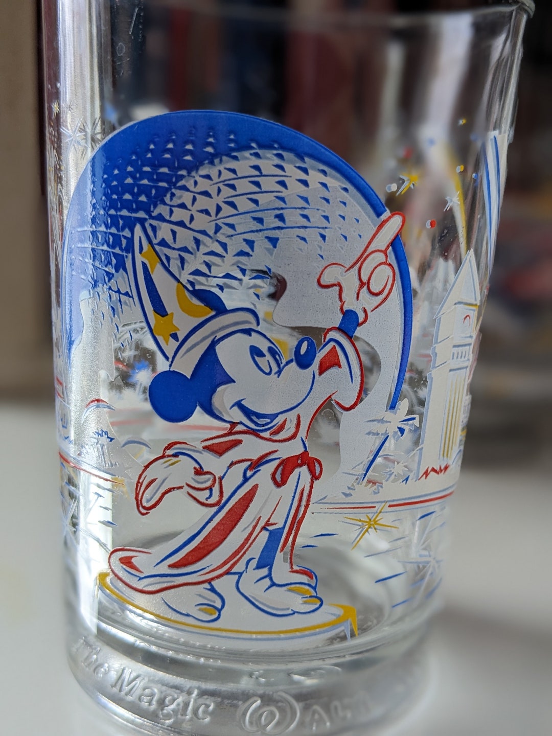 Walt Disney World "remember the Magic" Glasses, 25th Anniversary - Etsy