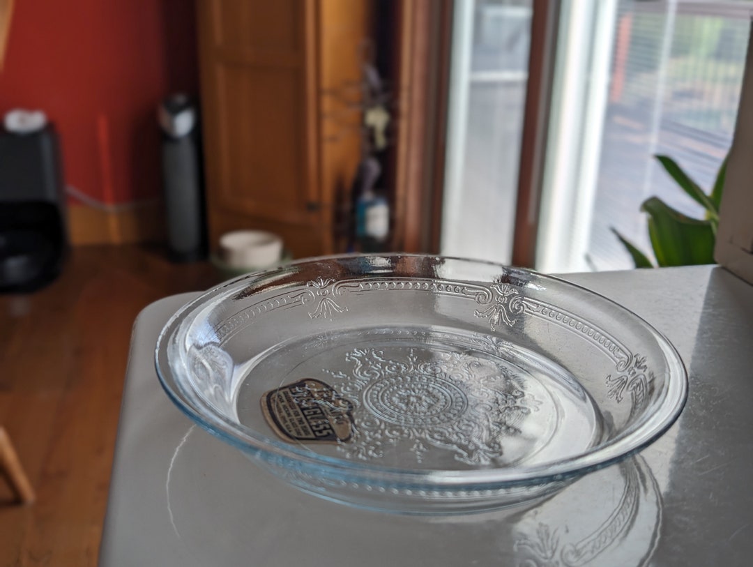Vintage 1940s Fire King Sapphire Blue Pie Dish Plate - Etsy