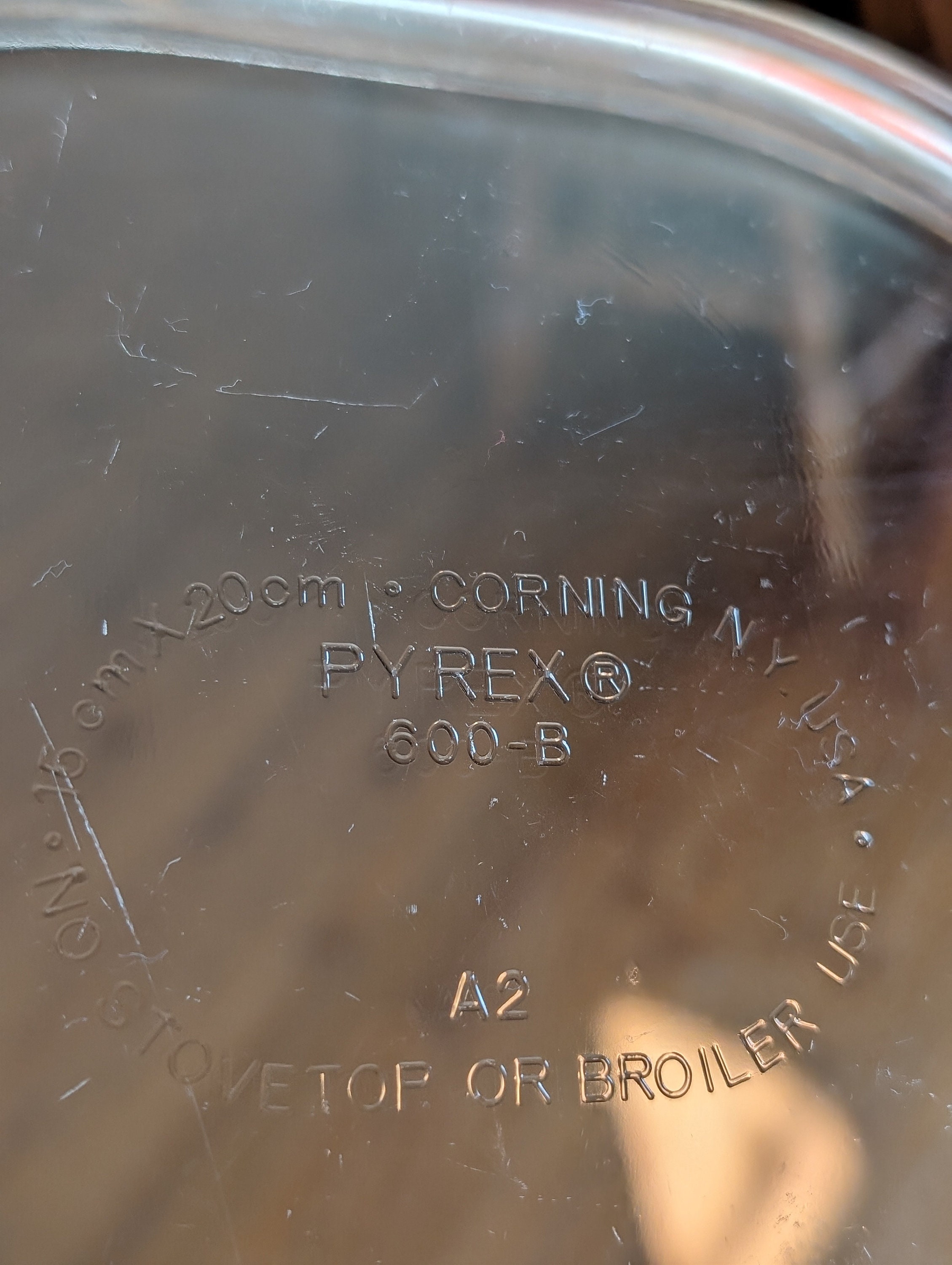 Pyrex Glass 600 B Replacement Skillet Lid Single Handled Glass Cover - Etsy