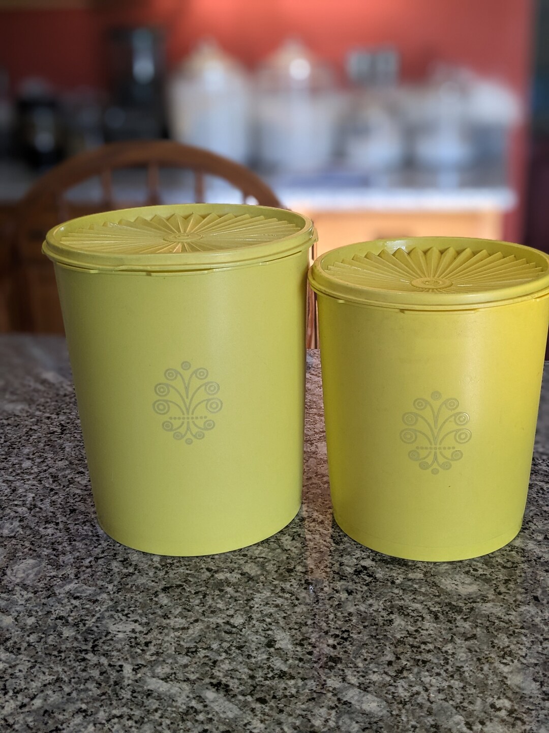 Vintage 1980's Tupperware, Yellow, With Lids That Fit Great - Etsy