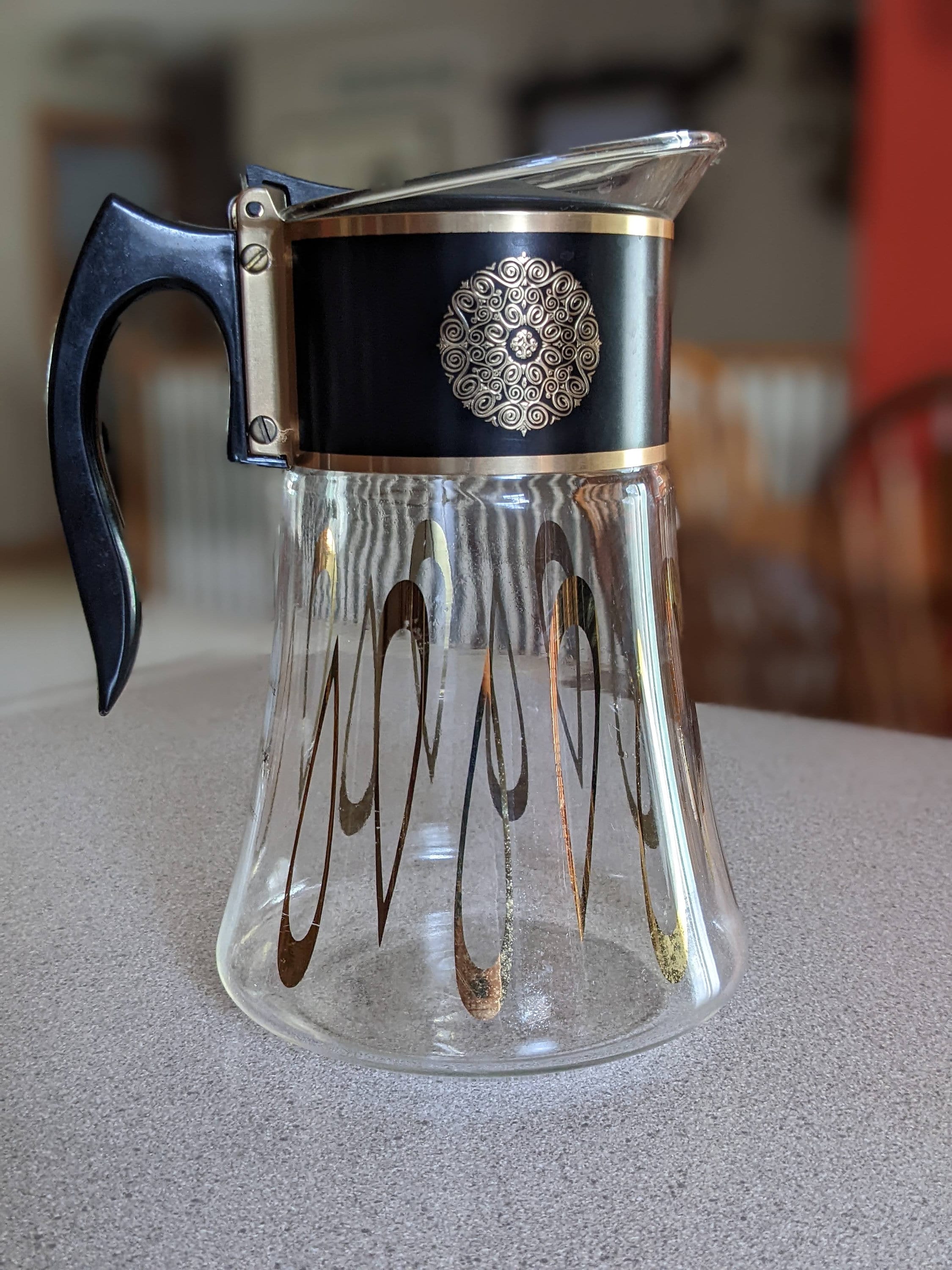 Mid Century Modern Glass Coffee Carafe Vintage David Douglas - Etsy