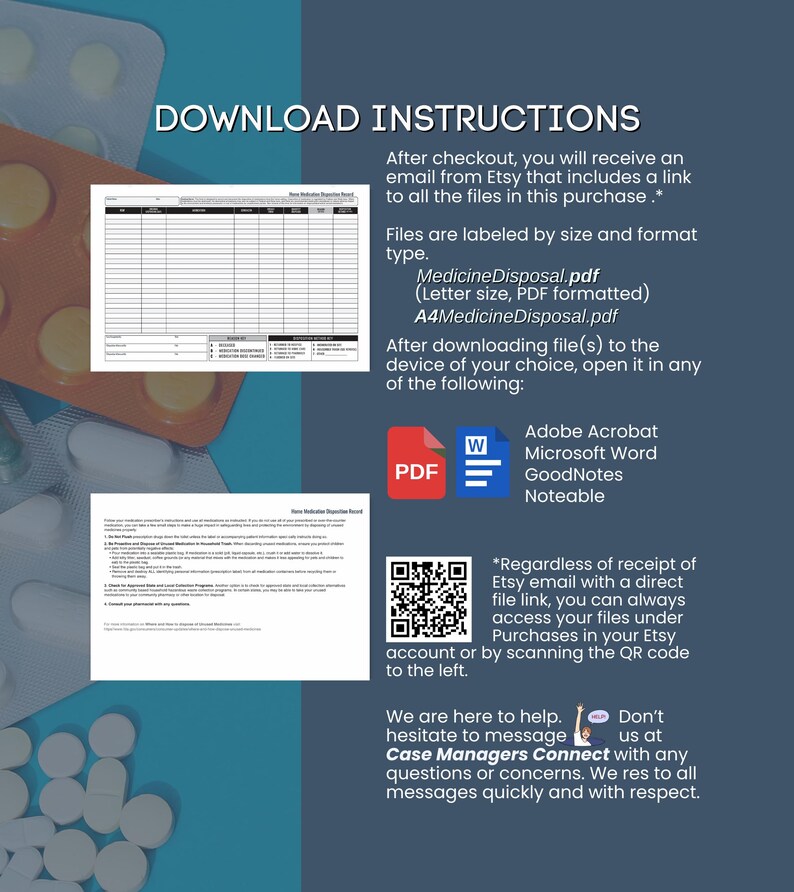 Medication Disposal Record Form | Narc Count Narcotic Waste Template ...