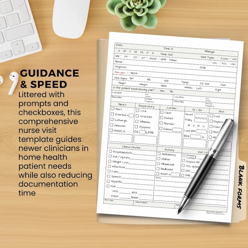 Hospice Nurse Home Visit Forms - Hospice Nursing Assessment Form ...