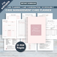 Therapist Caseload Tracker, Therapy Client Tracker, Caseload Organizer ...