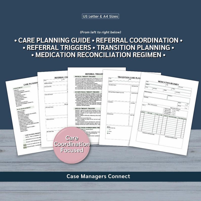 2026 Case Management Planner: Scheduling, Care Planning, Safe Discharge ...