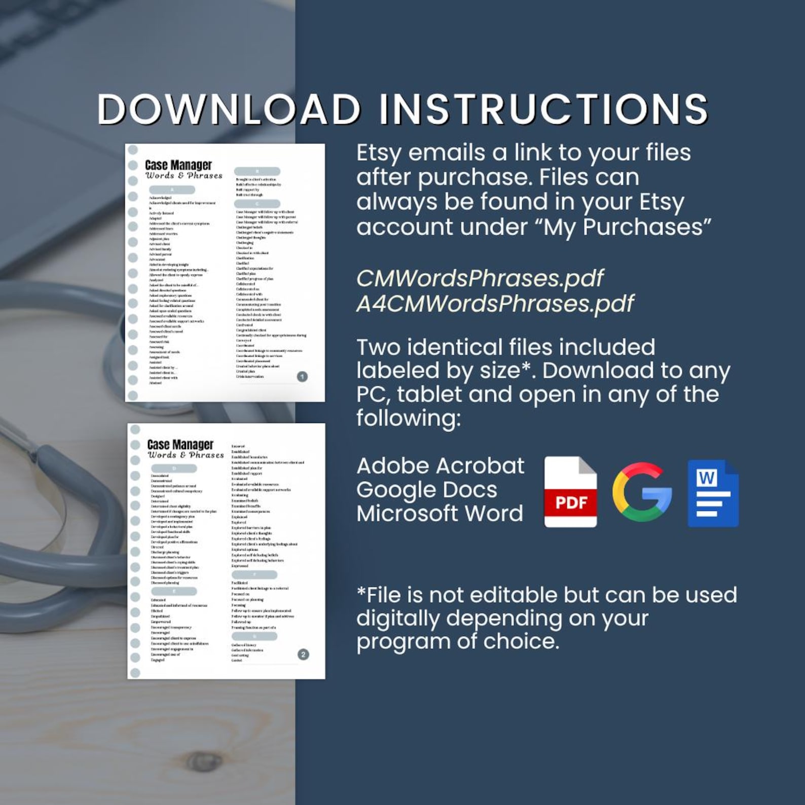Case Manager Cheat Sheet - Documentation Verbiage, Interventions ...