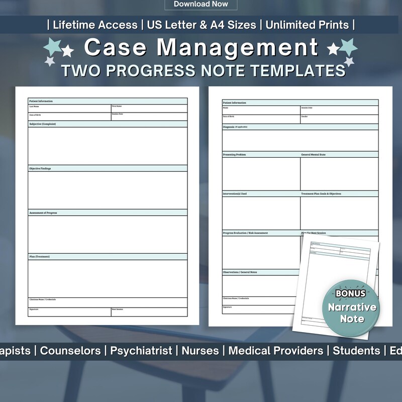Nurse Case Manager Pdf Etsy
