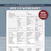 FY26_MDS PDPM Worksheet Combo With Projection_caa_10.1.25 - Etsy