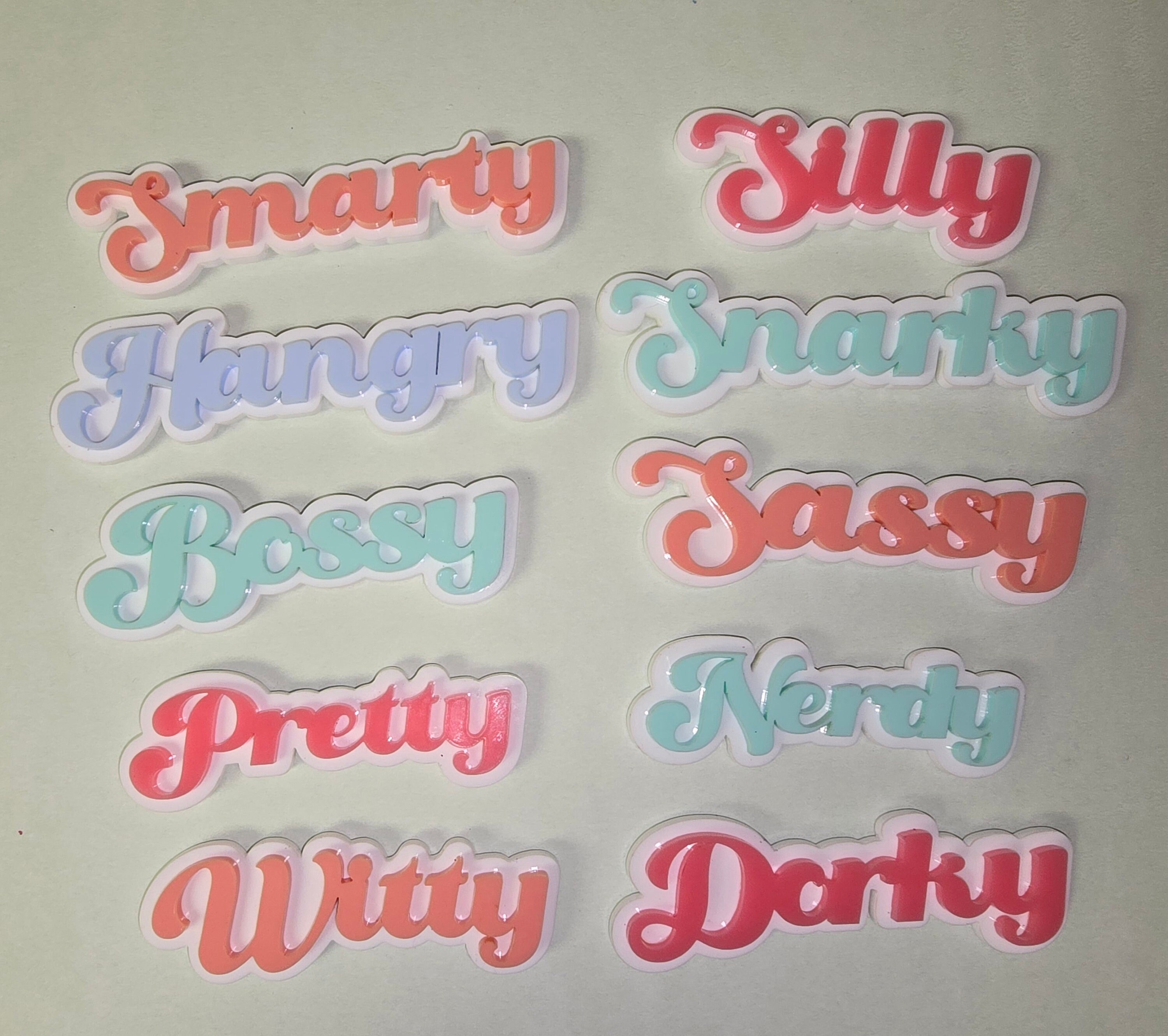 SVG Fun WORDS Magnet - Digital File Download - Glowforge File, Witty ...
