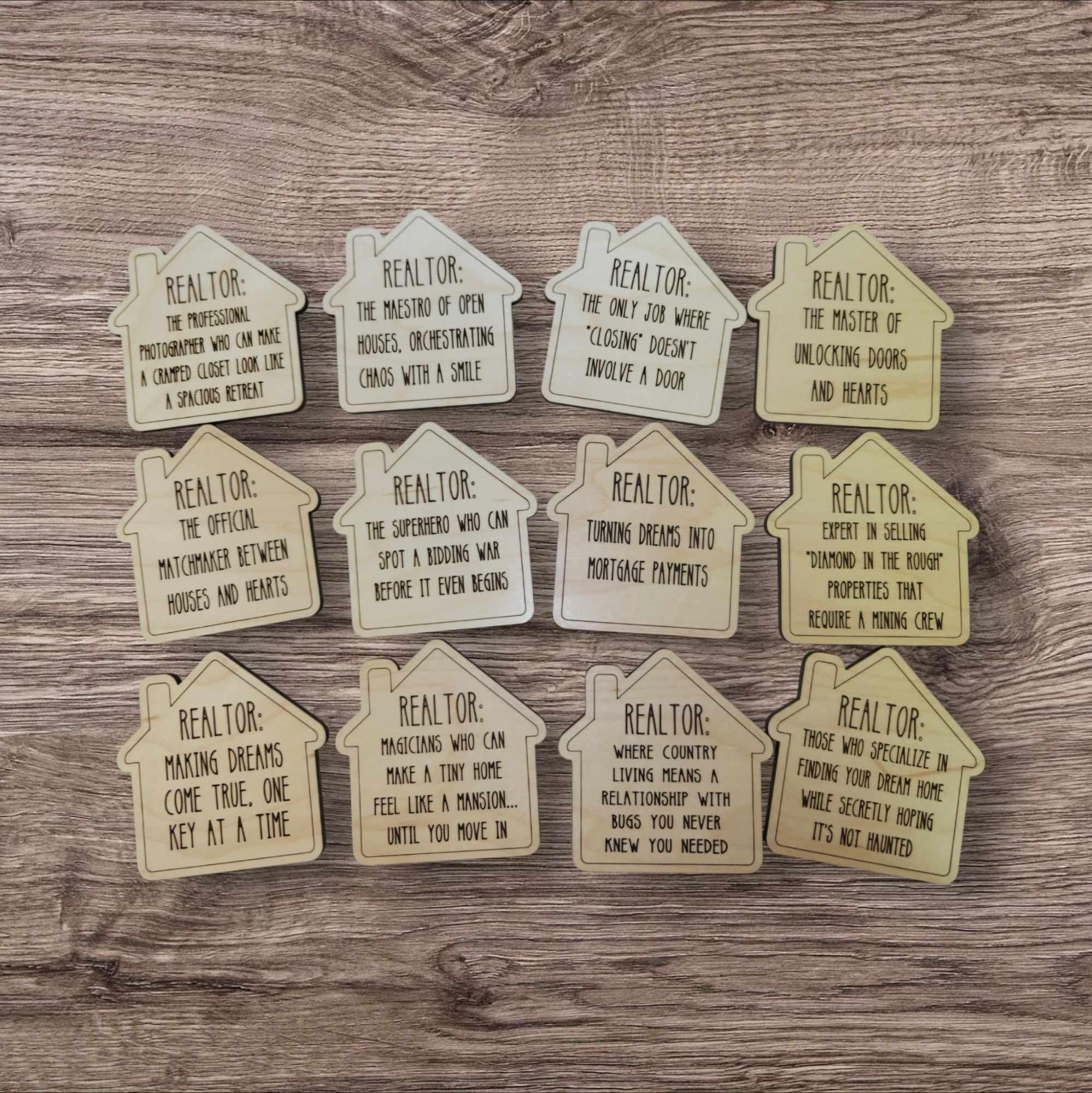 SVG Realtor Magnet Set - Digital File Download - Glowforge File, Funny ...