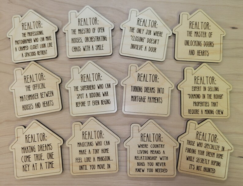 SVG Realtor Magnet Set Digital File Download Glowforge File, Funny ...