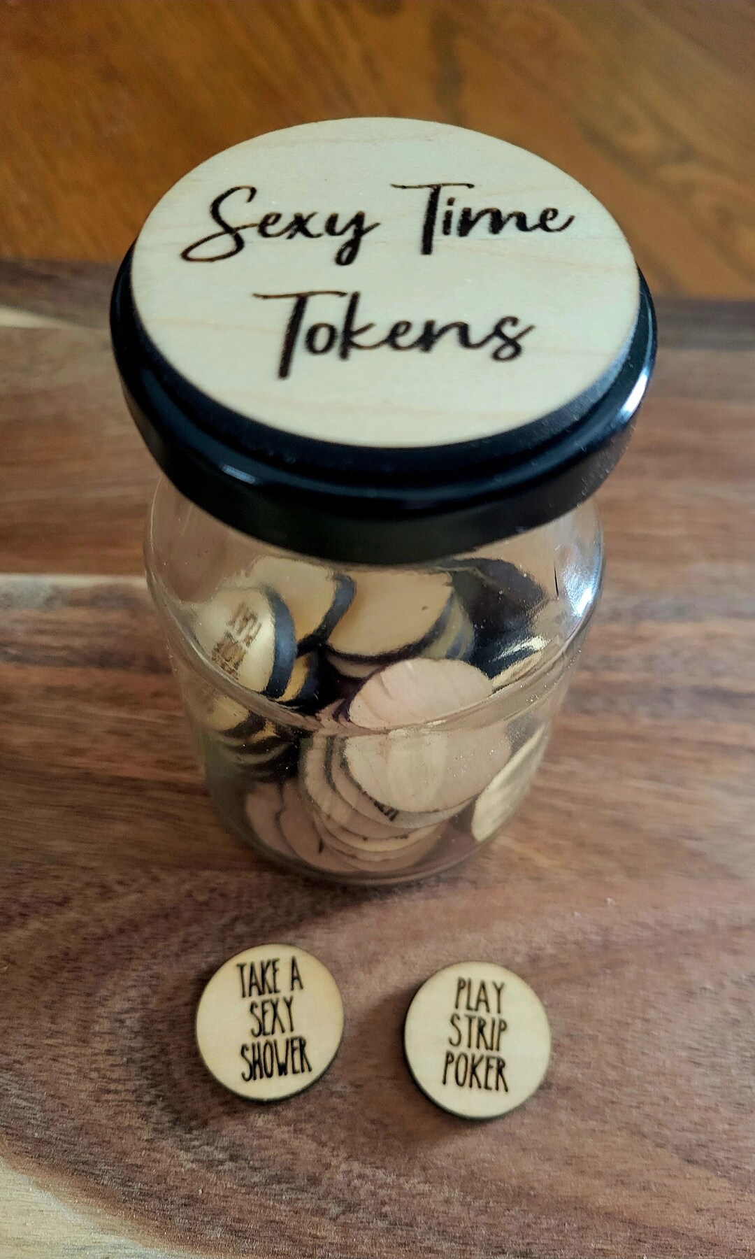 Sexy Time Token SVG Digital File Download Glowforge File, Affirmations Jar, Laser File SVG ...