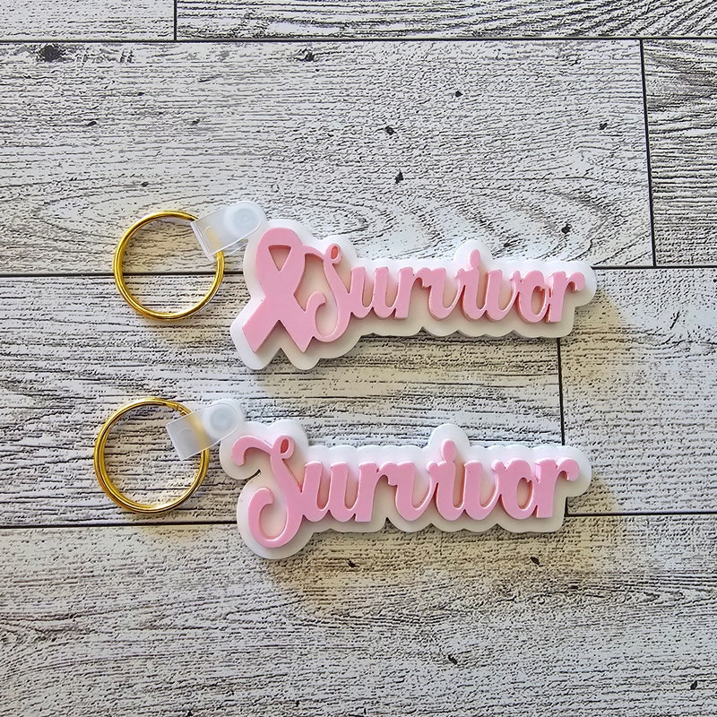 Cancer Keychain - Etsy