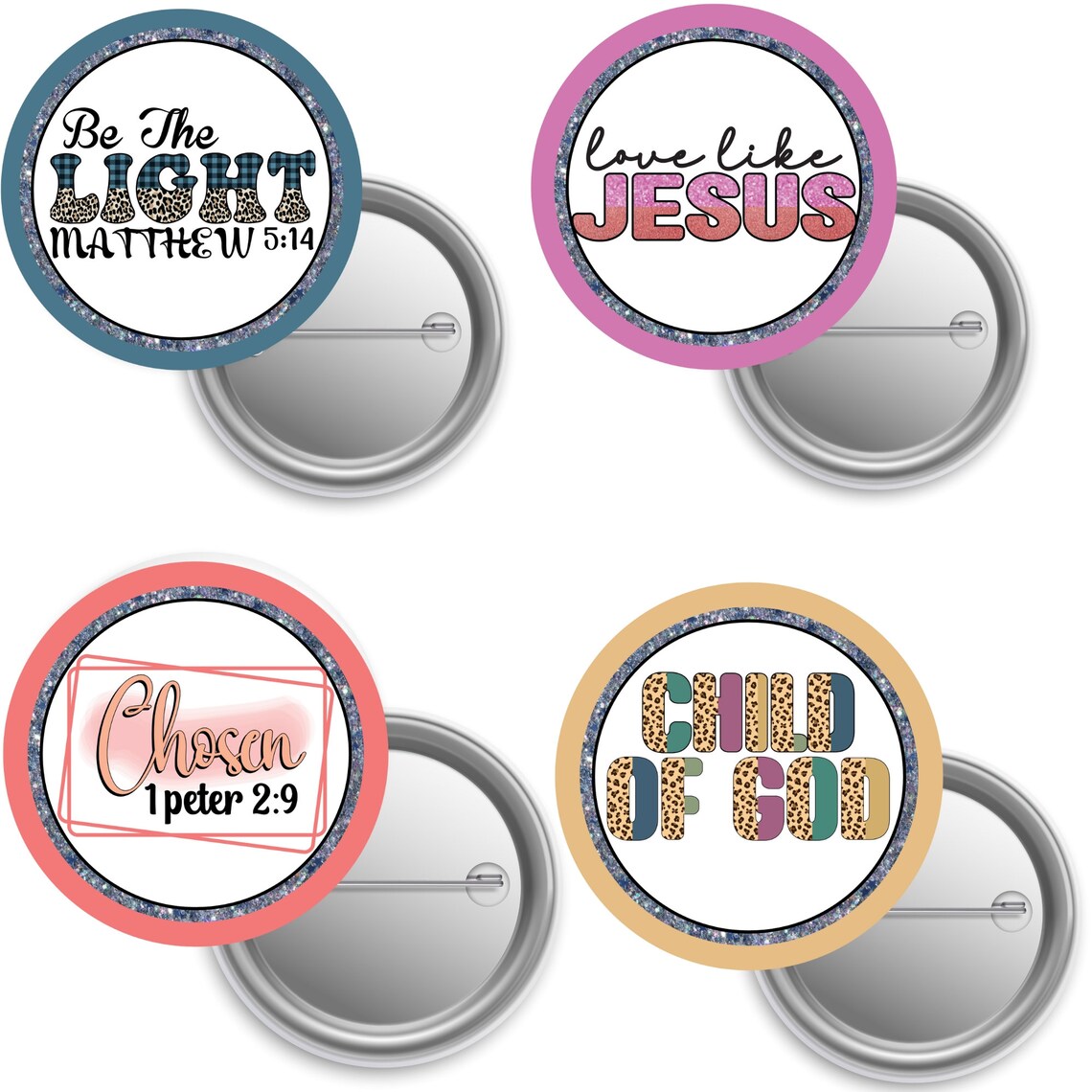 God is Love Christian Button Pin-religious 1.5-inch Button Pinback ...
