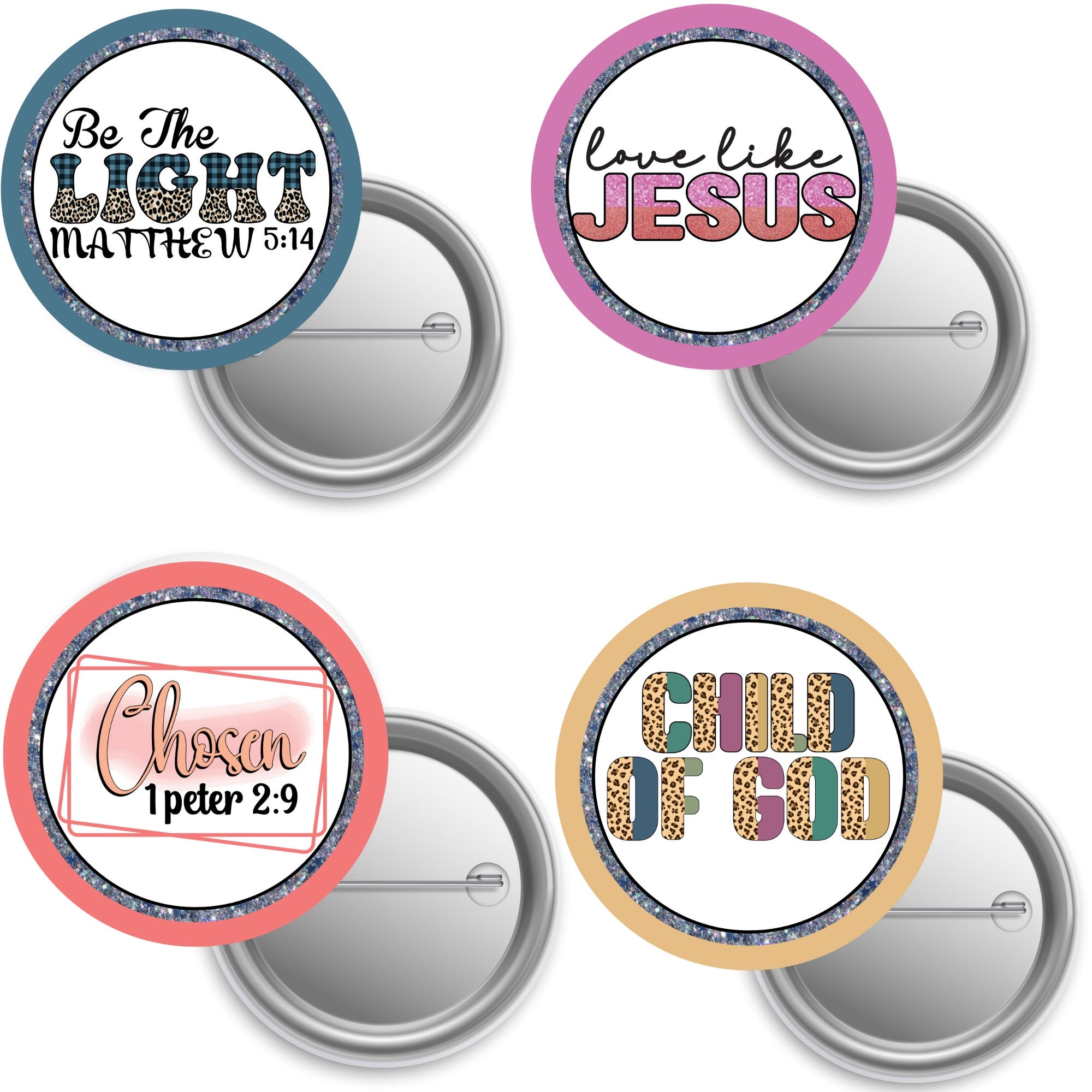 God is Love Christian Button Pin-religious 1.5-inch Button Pinback ...